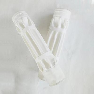 Cina Il poliestere di PTFE ha ritenuto la testa non tessuta pieghettata del polsino della perla di doppio strato 120mm dei sacchetti filtro in vendita