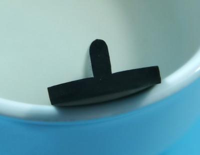 China extruded molding section T shaped rubber seal gasket edging trim profiles for facilities for sale