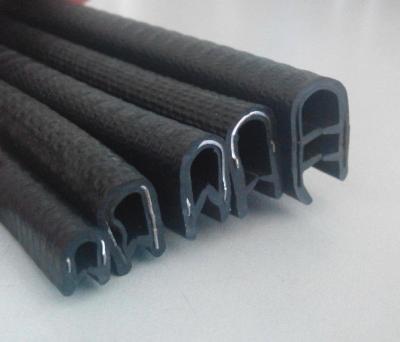 China flexible pvc u channel edge trim sealing strip for sheet metal glass car pinch weld for sale