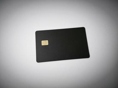 Cina Metallo senza contatto Chip Card Custom Logo di NFC di SLE4442 RFID in vendita