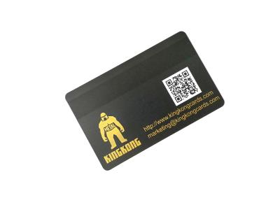 Cina Logo OEM nero opaco per carta di credito CR80 IC NFC RFID in metallo in vendita