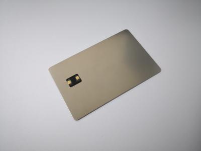 China Tarjeta de crédito elegante sin contacto de NFC Chip Metal Writable RFID de IC del contacto en venta