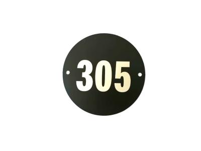 China Wholesale Hotel Restaurant Accessories Custom Logo Number Plate for sale