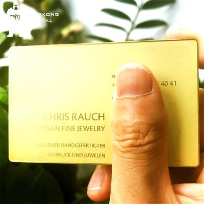 China Customised Design Deboss Textured Finish Metal Business Credit VIP Card for sale