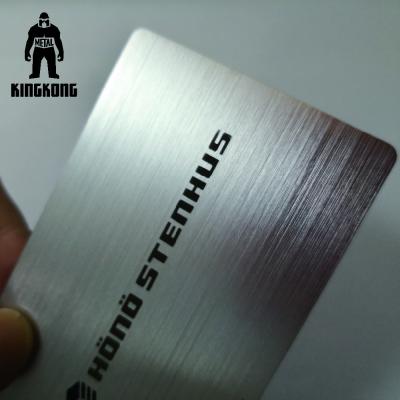 Cina Colore d'argento stampabile su ordinazione delle carte di appartenenza del metallo del taglio del laser del truccatore in vendita