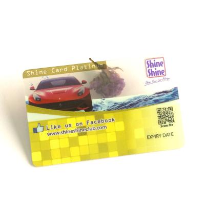 Cina Biglietti da visita di plastica duri chiari del PVC che stampano la superficie 85.5x54x0.76mm di norma in vendita