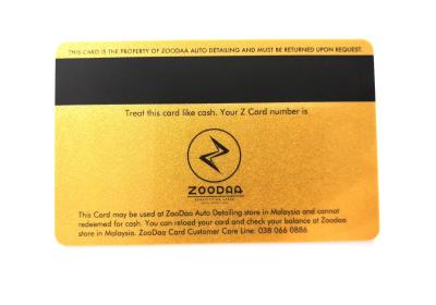 China Wear - Resistant Metal Membership Card / Hico Magnetic Stripe Bank Credit Shopping Cash Card for sale