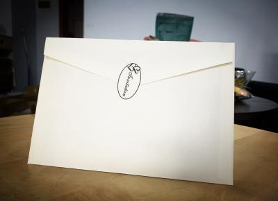 China 250g Envelope Card Holder Paper Christmas / Wedding / Greeting / Birthday Invitation Card Set for sale