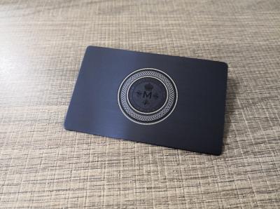 Cina carta chiave di affari del metallo di 1cm 13.56mhz RFID Ntag216 in vendita