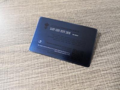 Cina carta chiave di affari del metallo di 1cm 13.56mhz RFID Ntag216 in vendita
