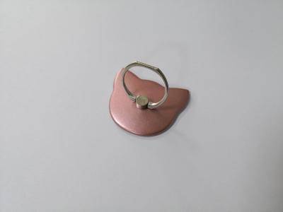 Cina Anello del supporto del telefono cellulare del nero di Cat Shape Rose Gold Matte in vendita