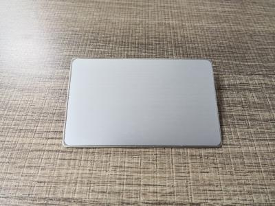 Cina Acciaio inossidabile della carta del metallo RFID di NFC Ntag213 spazzolato per l'entrata in vendita
