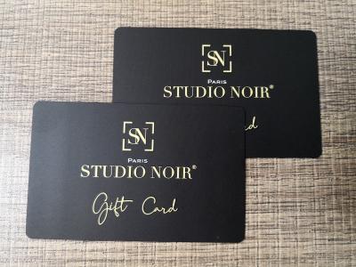Cina Il laser d'ottone su ordinazione di Matte Black Metal Business Cards incide in vendita