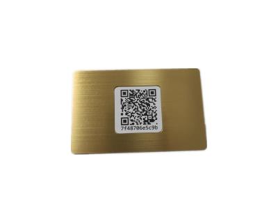 Cina La carta Ntag213/215/216 del metallo RFID di Nfc ha personalizzato l'argento nero in vendita