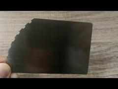 Cartão escovado de prata de aço da cor 0.5mm da tela de seda gravura em àgua forte