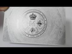 High Grade Design Metal Art Card Printing Exquisite Etching Logo