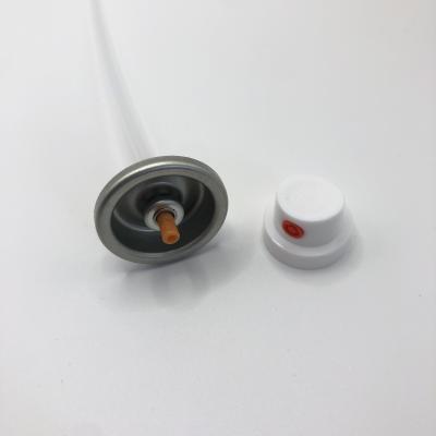 China Paint Spray Cans Spray Paint Valve Clear Lacquered Tinplate With PP Laminated 25.4mm for sale