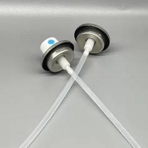 China Color-Coordinated Pre-Coated Female Paint Spray Valve and Actuator Set Ready-to-Install for Aerosol Applications for sale