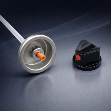 China Enhanced Sealing Male Aerosol Paint Valve with Color-Coordinated Finish for sale