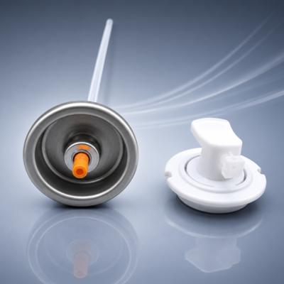 China Factory-Finished Male Aerosol Valve with Strong Sealing Performance and UV-Resistant Coating for Paint Packaging for sale