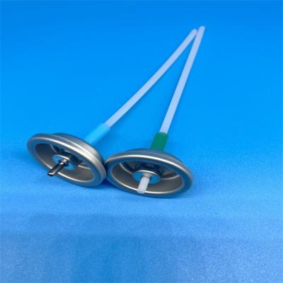 China Tianjin Universal Silver Aerosol Valve Gasket Sealing 150 Mic Spray Rate for sale