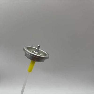 China Metered Aerosol Valve Metered Valve Type Spray Rate 120mcl Silver for sale
