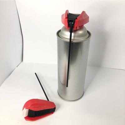 China OEM Size 35.13mm Aerosol Spray Nozzle Head With Foldable Tube for sale