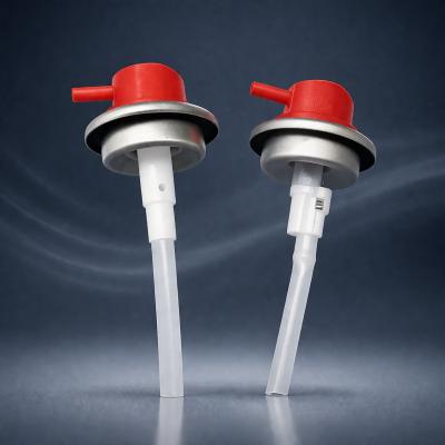 China One Inch 360-Degree Aerosol Valve with Metal Tinplate Construction for Multi-Angle Spraying for sale