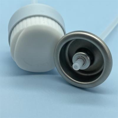 China One-Inch Sunscreen Aerosol Valve with Clog-Resistant Nozzle and 360-Degree Operation for Full-Body Protection for sale