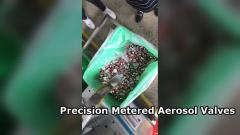 L Actuator Aluminum Metered Aerosol Valve For Cosmetic Aerosol Cans