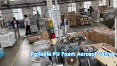Buna Gasket Pu Foam Aerosol Can Valve For Construction Materials Tin Cans