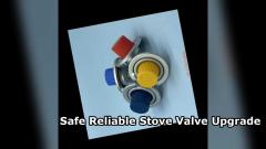 Heavy Duty Stove Valve Red Cap