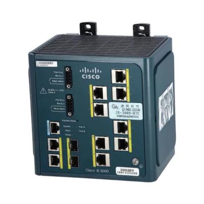 중국 시스코 IE-3000-8TC 스위치: DIN-레일 마운트, 넓은 온도 및 PROFINET 지원 판매용