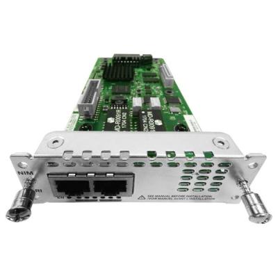Cina Modulo Cisco NIM-2BRI-NT/TE   Dual BRI Ports, supporto ISDN voce/dati per i router Cisco in vendita