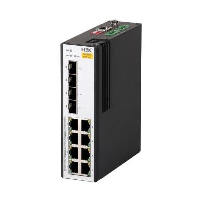 中国 高信頼性・広温度範囲対応産業用PoE+スイッチ H3C LS-IE4300-12P-AC 販売のため