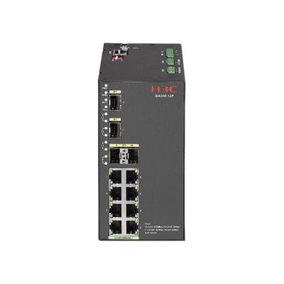 China Industrielle PoE+-Schalter mit 12 Ports und Glasfaser-Uplink - H3C LS-IE4300-12P-H1 zu verkaufen