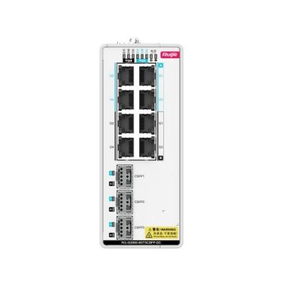 China Industrial Grade Ruijie Switch With 8xPoE+ 3xSFP Ports Reliable DC Power Layer 2 Management for sale