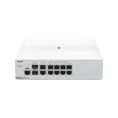 China 60W PoE++ Per Port 10G Uplink Smart Management Ruijie Switch RG-PF2920-8GT2MG2XS for sale