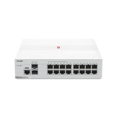 China High-Performance 16-Port Ruijie Switch With 10G Uplink & Flexible Stacking For SMBs for sale