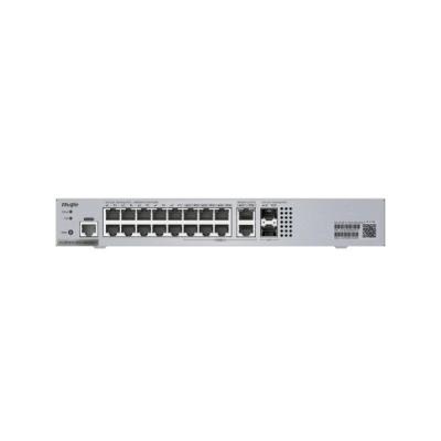 China 16-Port Gigabit Ruijie Switch With 10G Uplink VSU Stacking Managed L2 Switch for sale