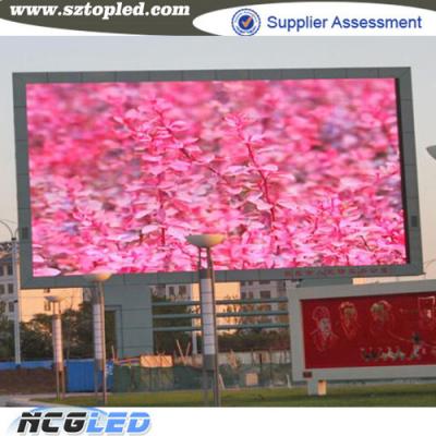 China High quality  2017 Shenzhen factory  Hight Brightness P6/P8/P10 Waterproof iron cabinet  outdoor  LED Display Screen for sale