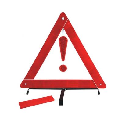 China Easily Assemble Red Dot Reflective Roadside Car Emergency Warning Triangle for Safety for sale