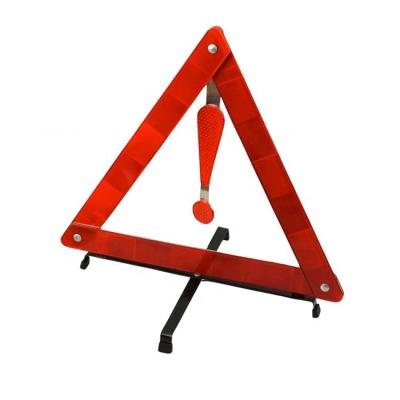 China Easily Assemble Red Dot Reflective Roadside Car Emergency Warning Triangle for Safety for sale
