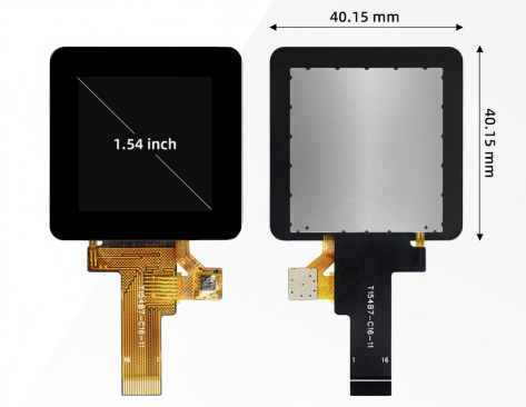 1.54 inch IPS TFT LCD Module technical drawing and dimensions