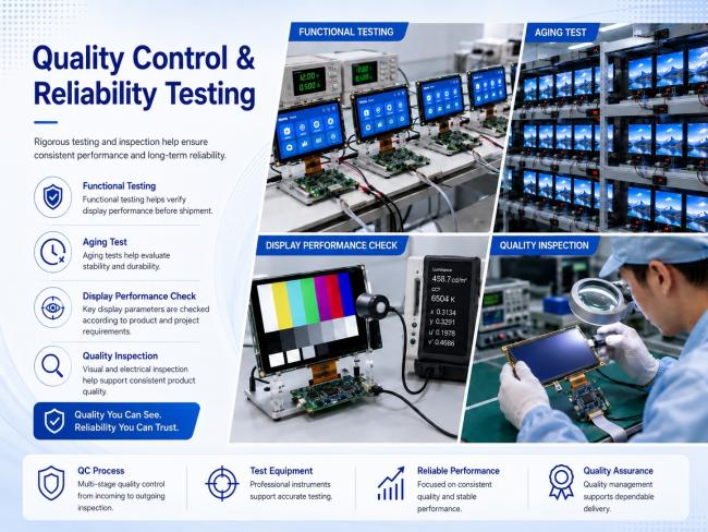 LCD Quality Inspection and Aging Test
