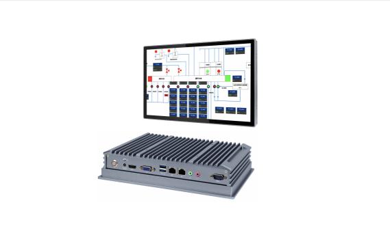 Quality 10.1 Inch Industrial Computer IP65 Fanless HMI 350 Cd/M2 Industrial Touch Panel for sale