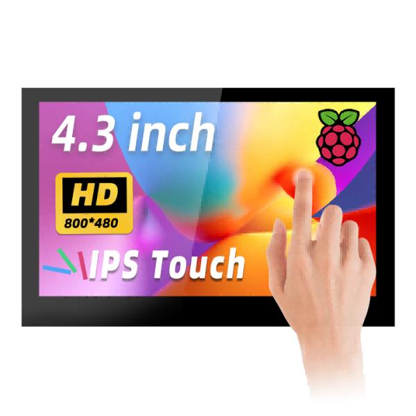 Quality 4.3 Inch 800x480 Capacitive Touch Screen Display With IPS TFT Technology for sale