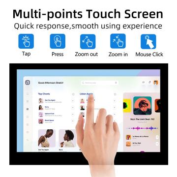 Quality 4.3 Inch 800x480 Capacitive Touch Screen Display With IPS TFT Technology for sale