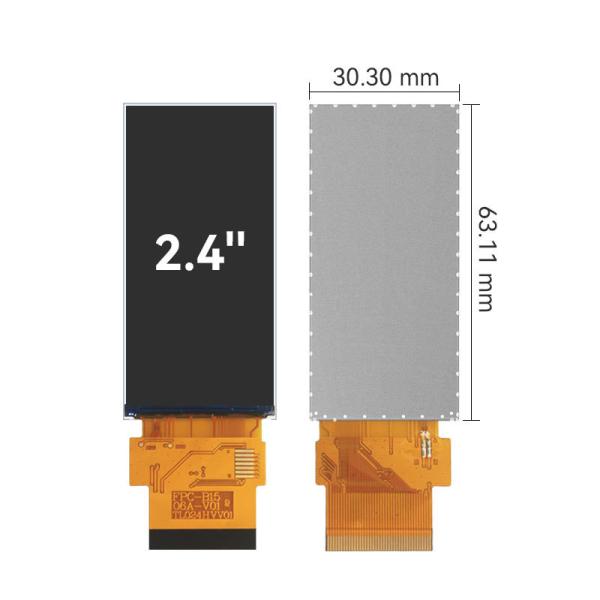 Quality 2.4 Inch Bar Type LCD Display 222×480 Resolution SPI RGB LCD Display for sale