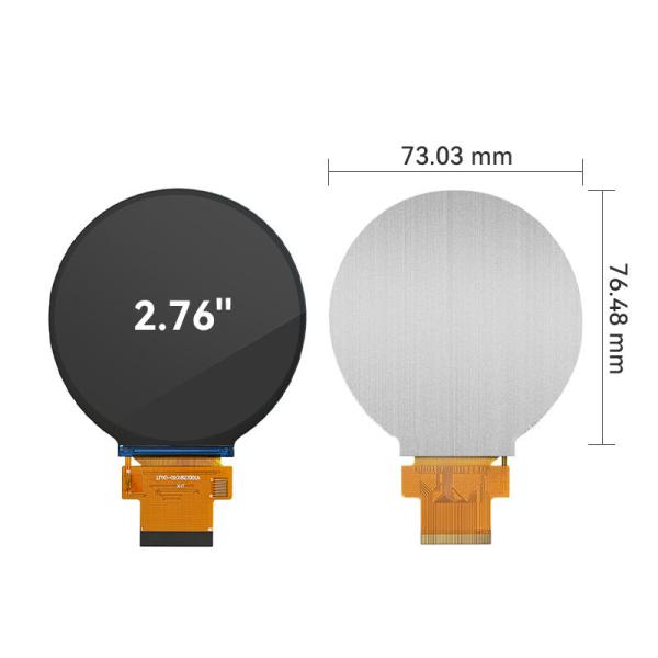 Quality 2.8 Inch Round TFT LCD Display Screen 480*480 Resolution Optional Touch SPI RGB for sale